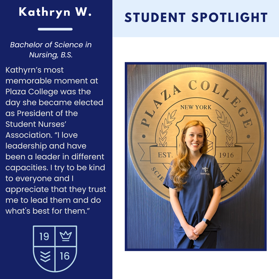 Student Spotlight: Kathryn Wilford | Plaza College